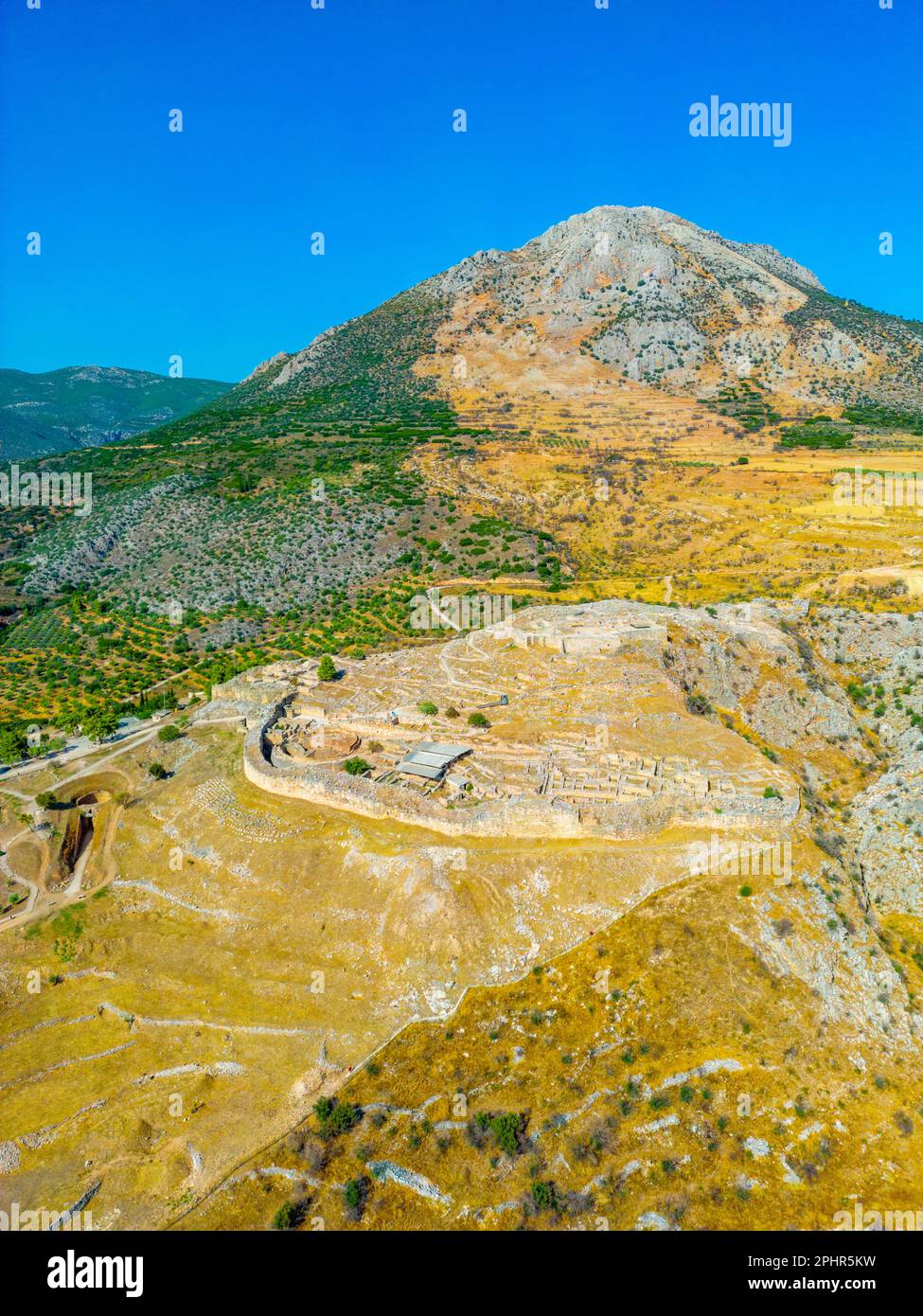 Mycenae aerial hi-res stock photography and images - Alamy