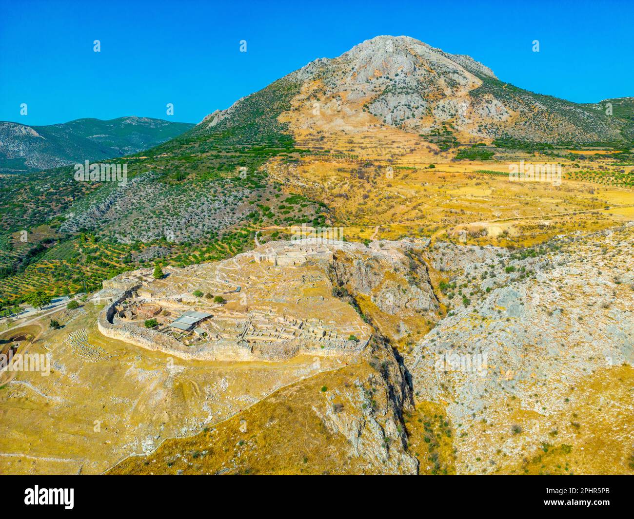 Mycenae aerial hi-res stock photography and images - Alamy