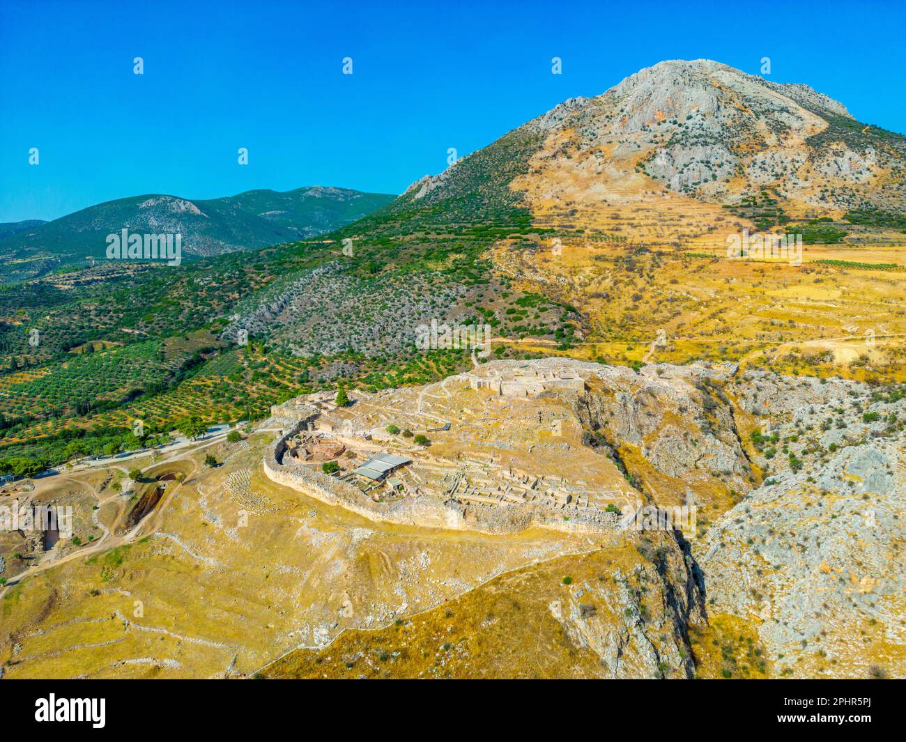 Mycenae aerial hi-res stock photography and images - Alamy