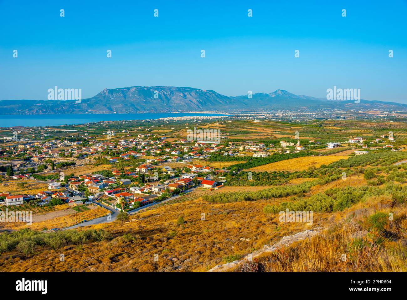 Panorama gulf corinth hi-res stock photography and images - Alamy