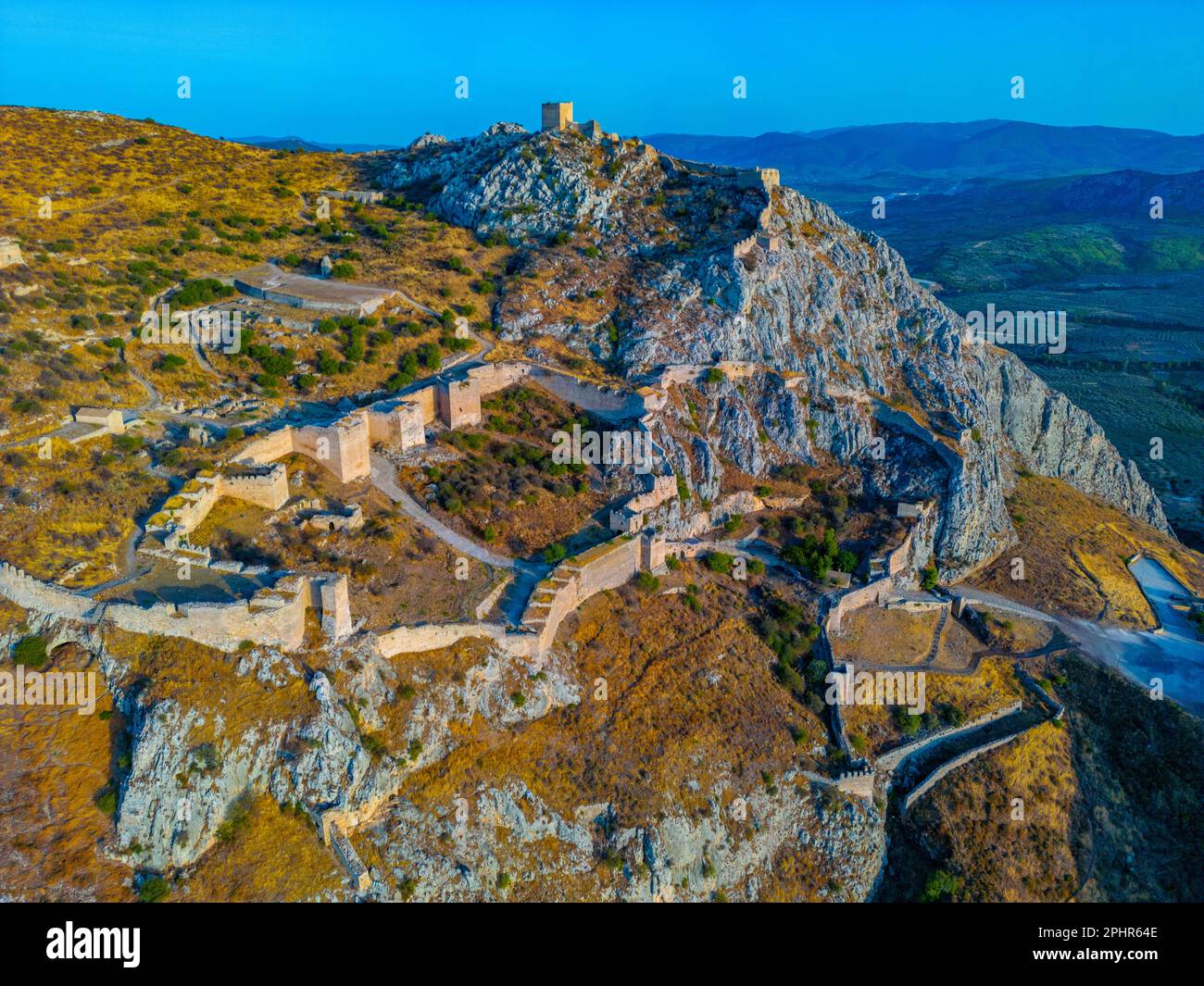 Acrocorinth castle hi-res stock photography and images - Alamy
