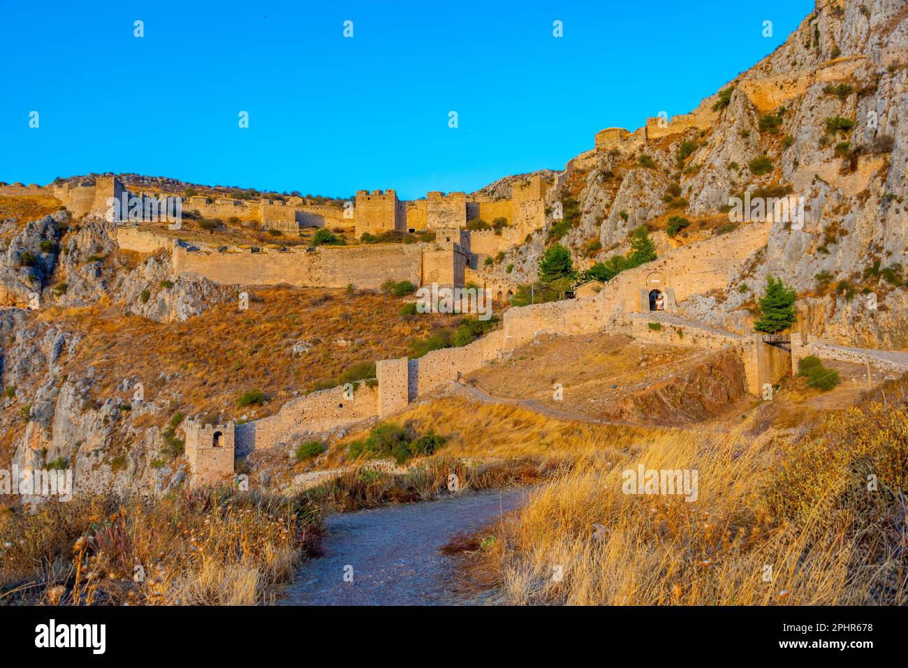 Acrocorinth castle hi-res stock photography and images - Alamy