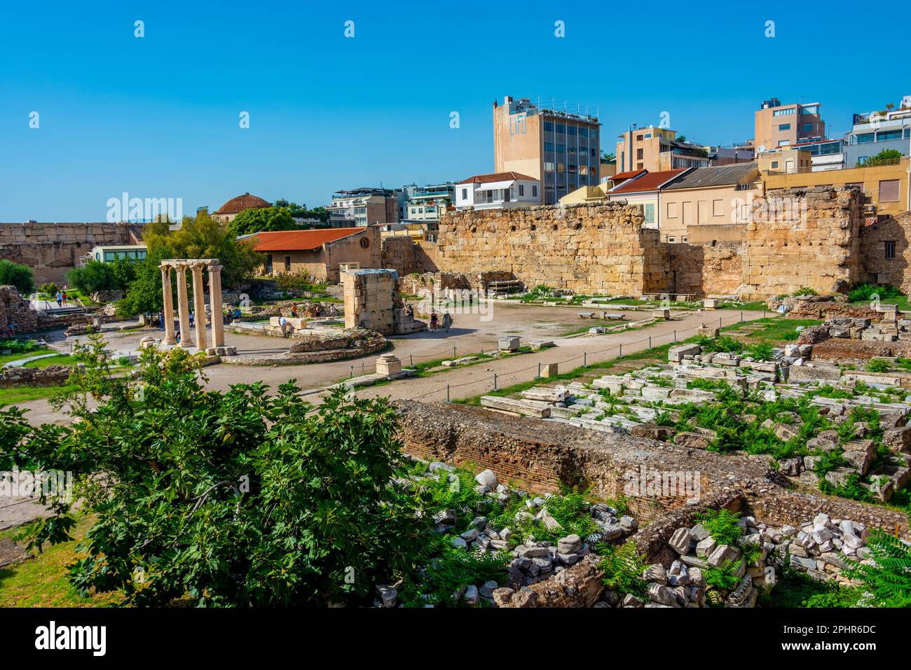 The Library of Hadrian in Athens - Greece Stock Photo - Alamy