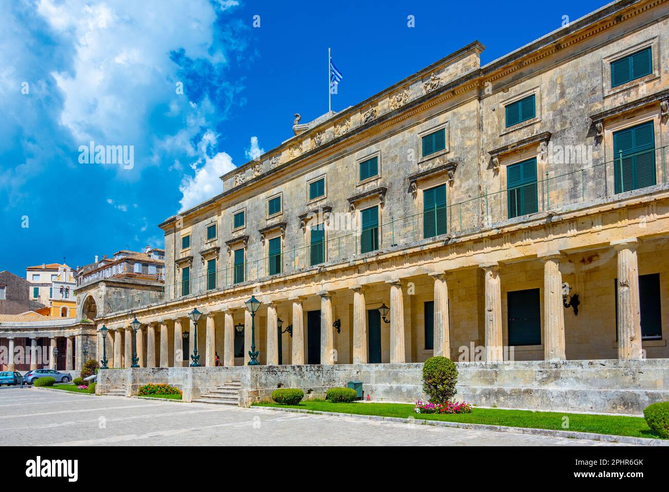 Corfu Museum of Asian Art in Greece Stock Photo - Alamy
