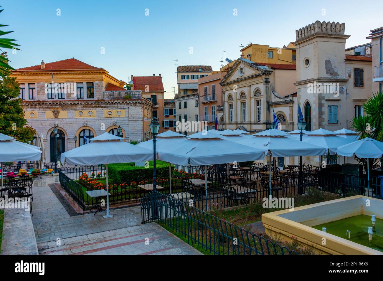 Corfu dimarchiou square hi-res stock photography and images - Alamy