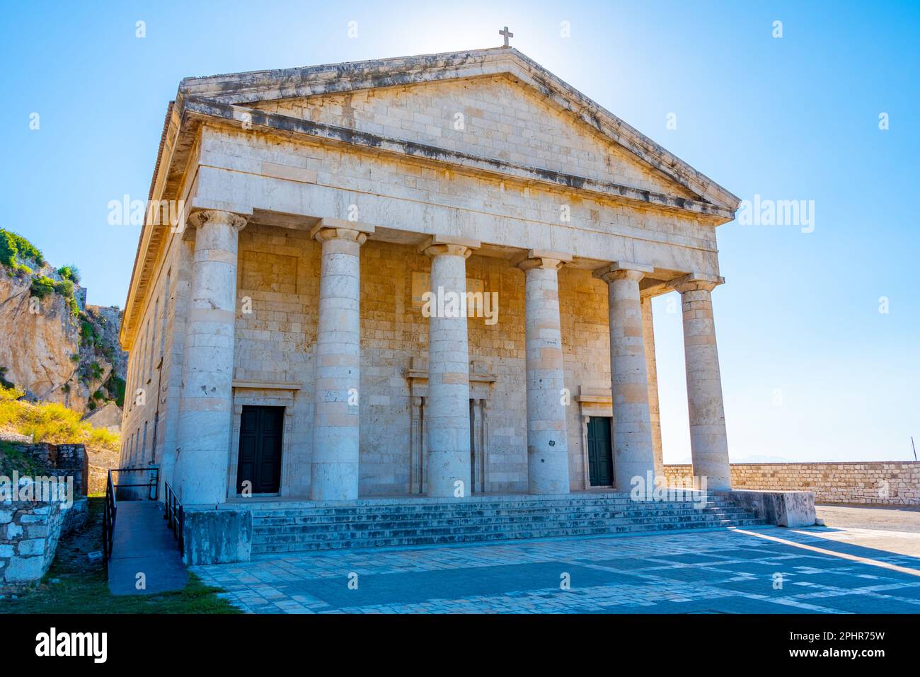 Holy Church of Saint George пёЏat the Palaio Frourio at Greek island ...
