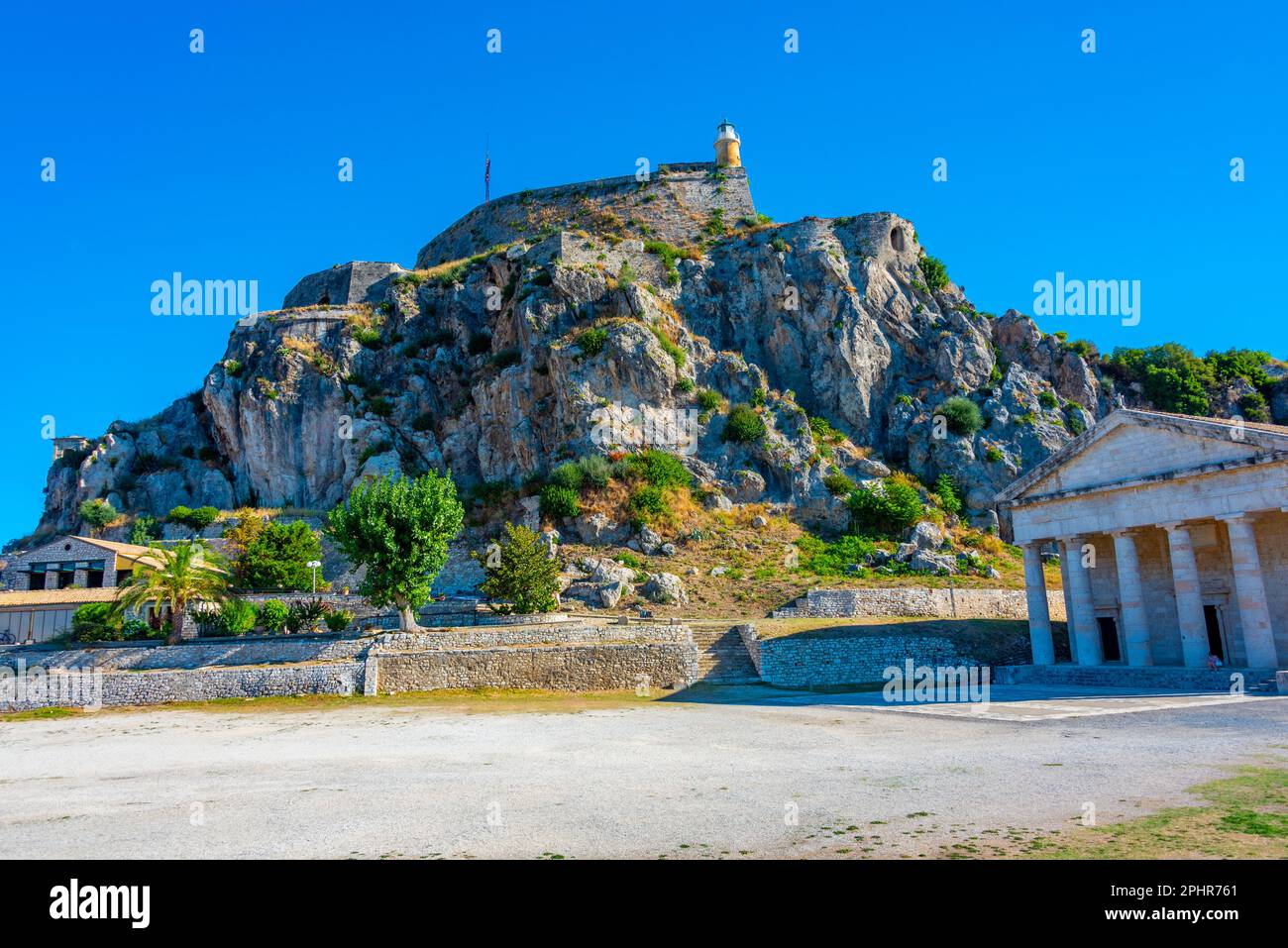 Holy Church of Saint George пёЏat the Palaio Frourio at Greek island ...