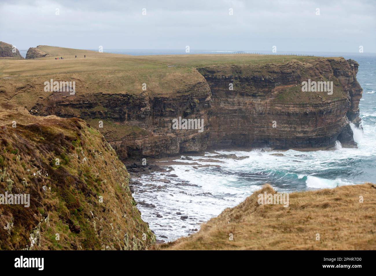 Cliffs at Duncansby Head, near John O'Groats Scotland Stock Photo - Alamy