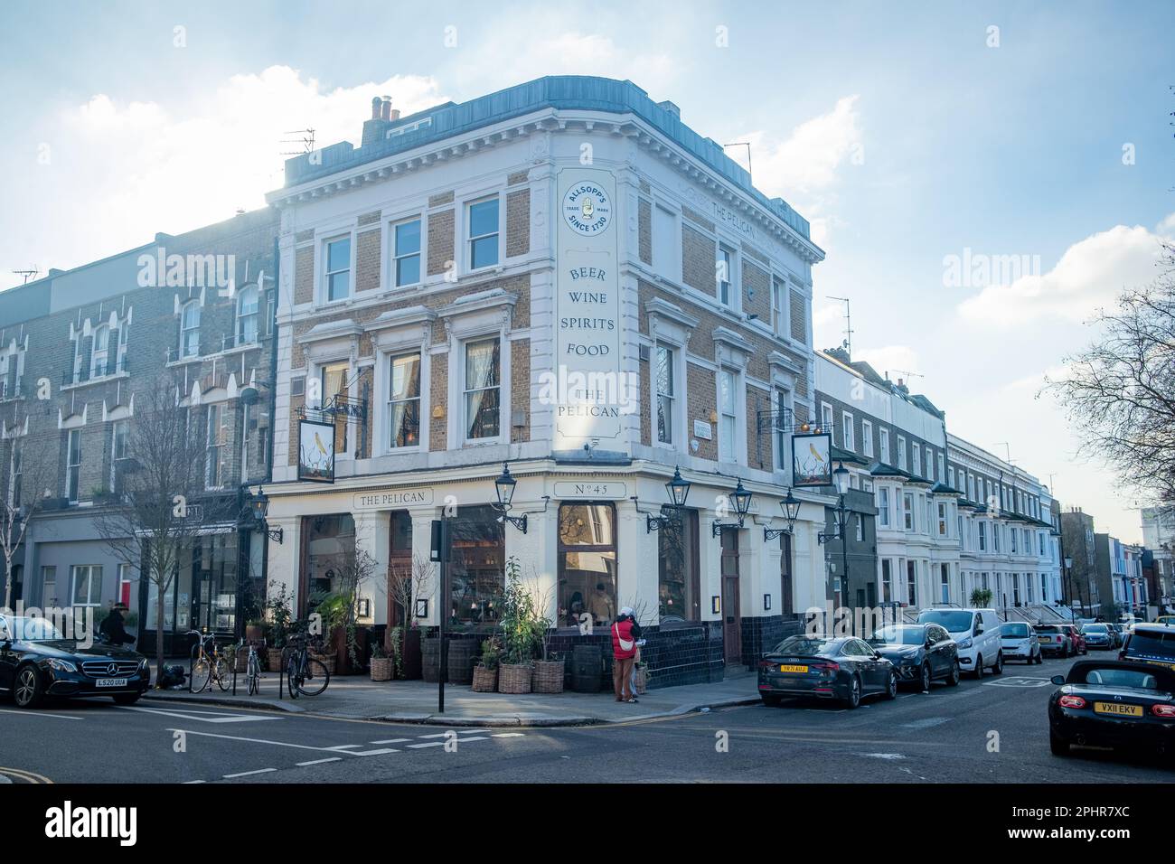 London- January 2023: The Pelican pub and restaurant in W11 on All ...