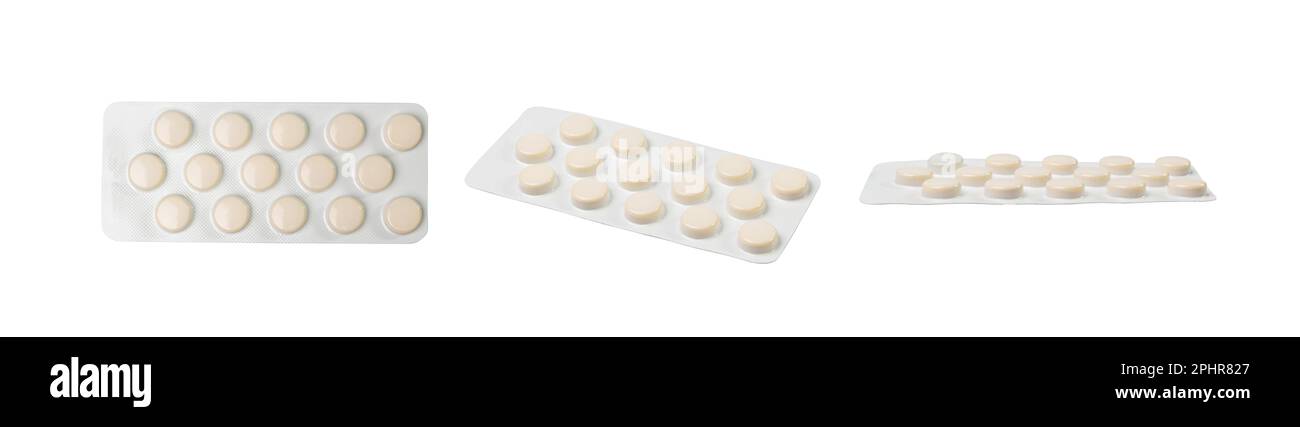 Pill Blister Isolated, Yellow Capsule Package, Drugs Packaging, Pill ...