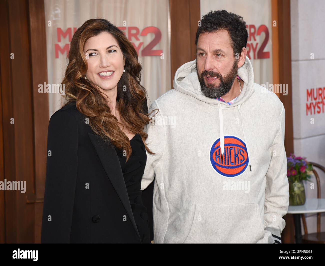 Westwood, California, USA. 28th Mar, 2023. Jackie Sandler and Adam ...