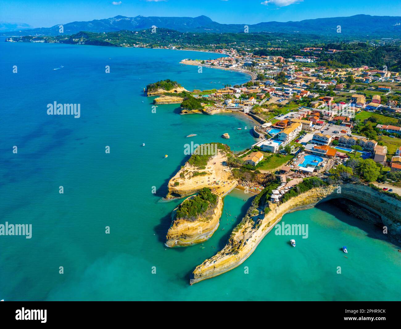 Sidari town hi-res stock photography and images - Alamy