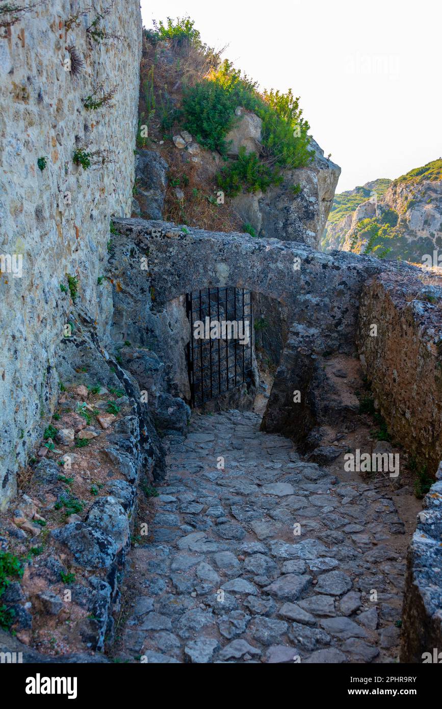 Angelokastro byzantine castle hi-res stock photography and images - Alamy