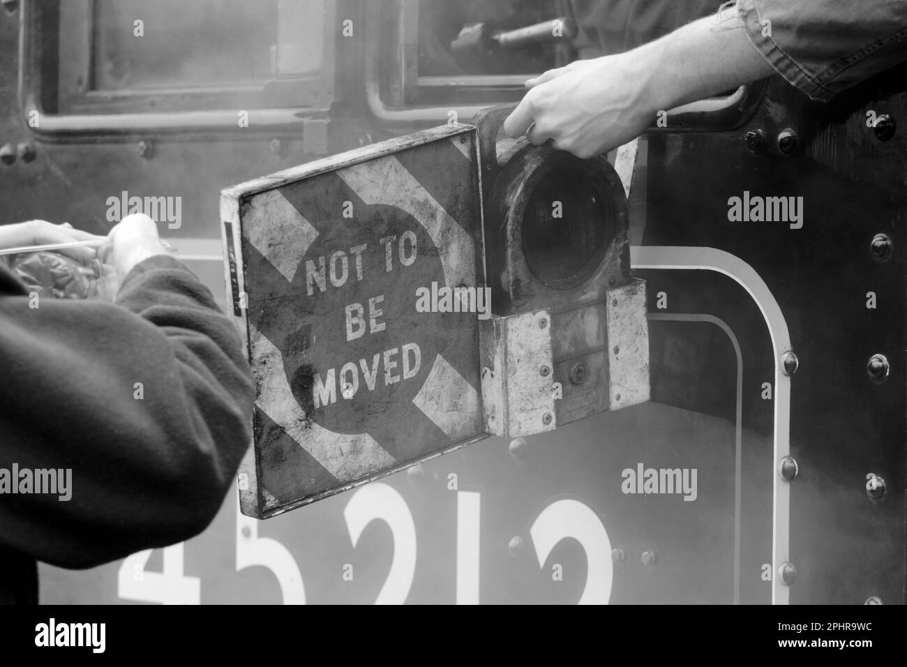 The Cathedral Express Steam train at Chertsey station in Surrey Stock ...