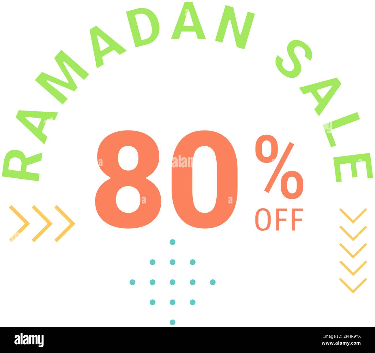 Green Banner with Arabic Calligraphy for Ramadan Sale Save Up to 80 ...