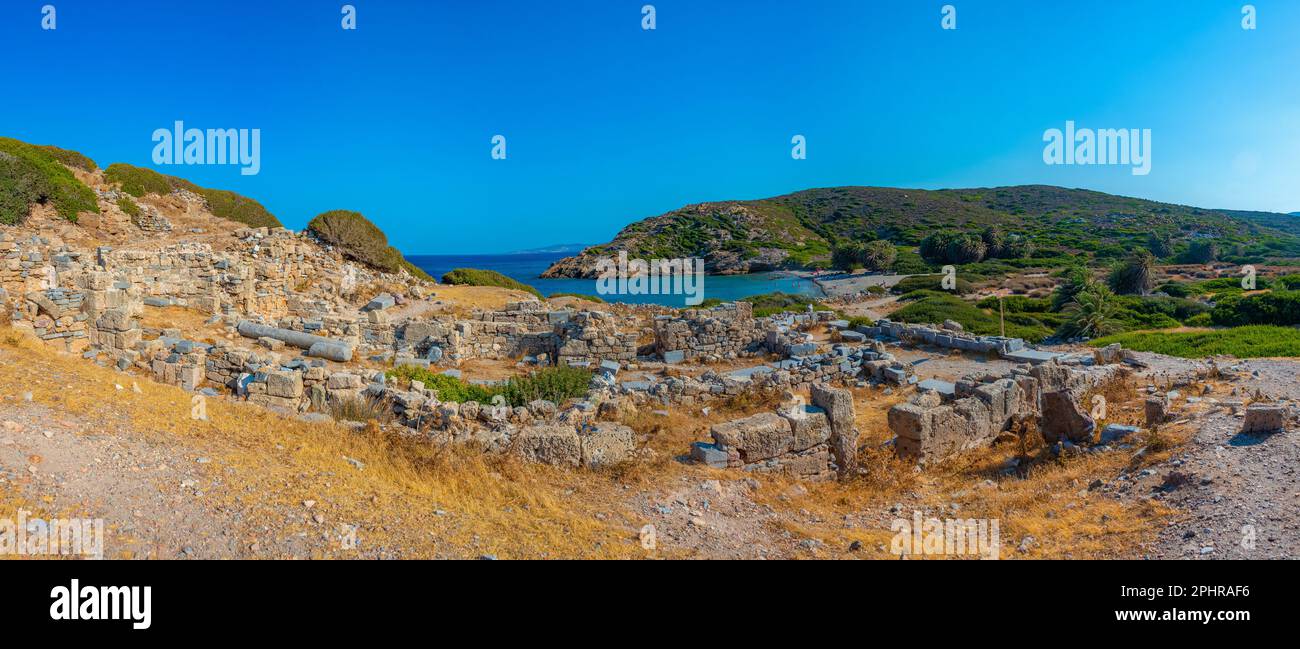 Ruins of ancient city Itanos at Greek island Crete Stock Photo - Alamy