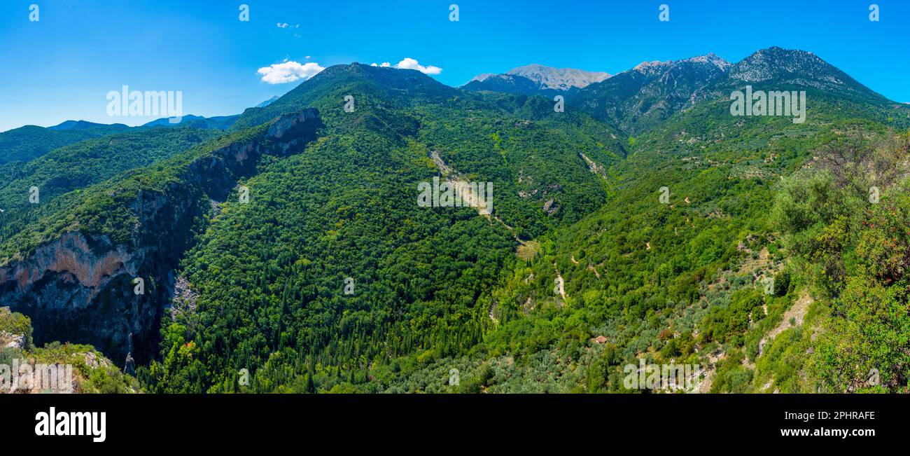 Langada pass at Peloponnese peninsula in Greece Stock Photo - Alamy