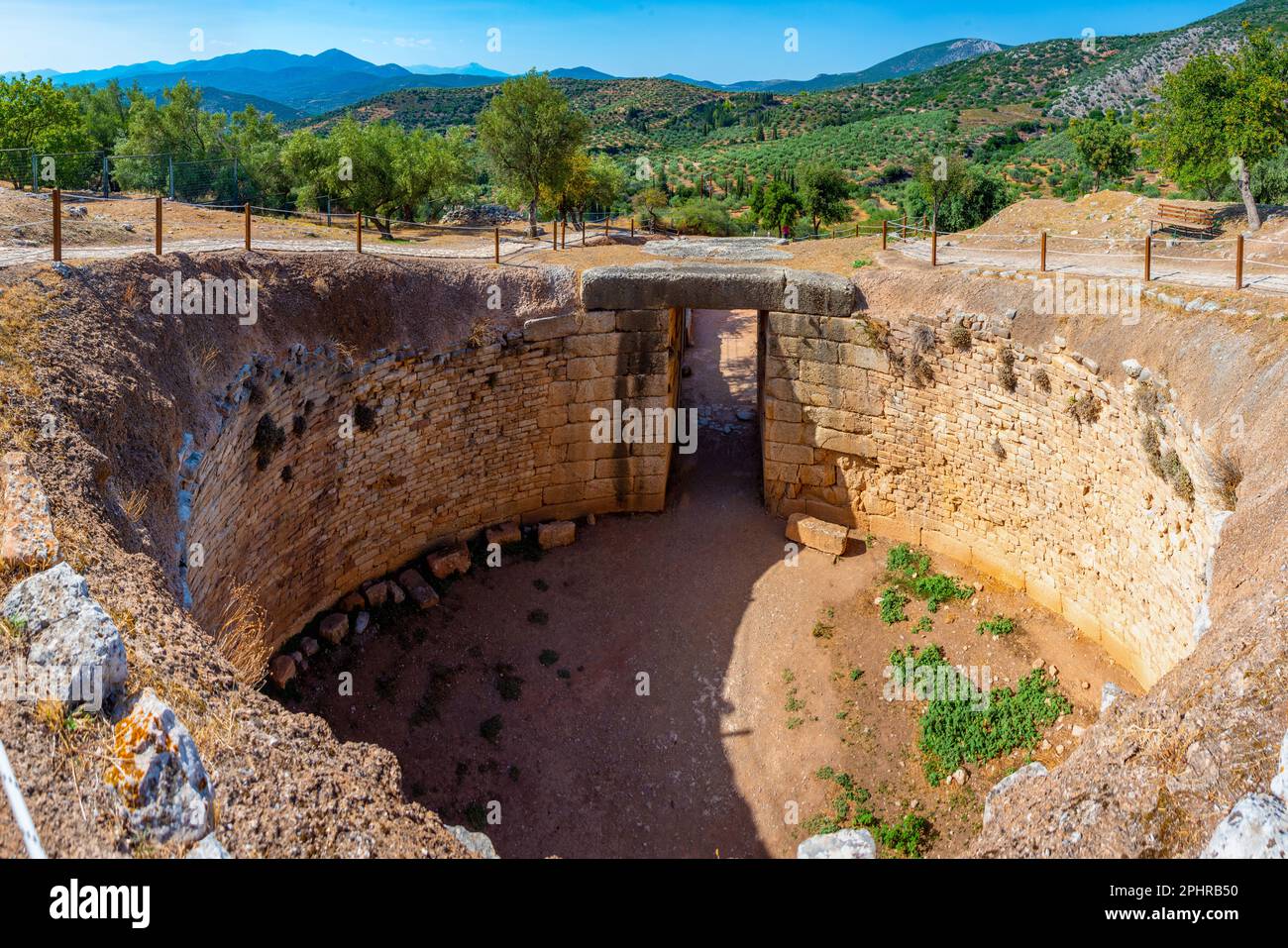 Archaeological site of Mycenae in Greece Stock Photo - Alamy