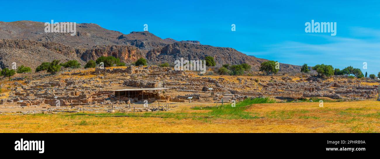 Minoan Palace of Zakros at Crete, Greece Stock Photo - Alamy
