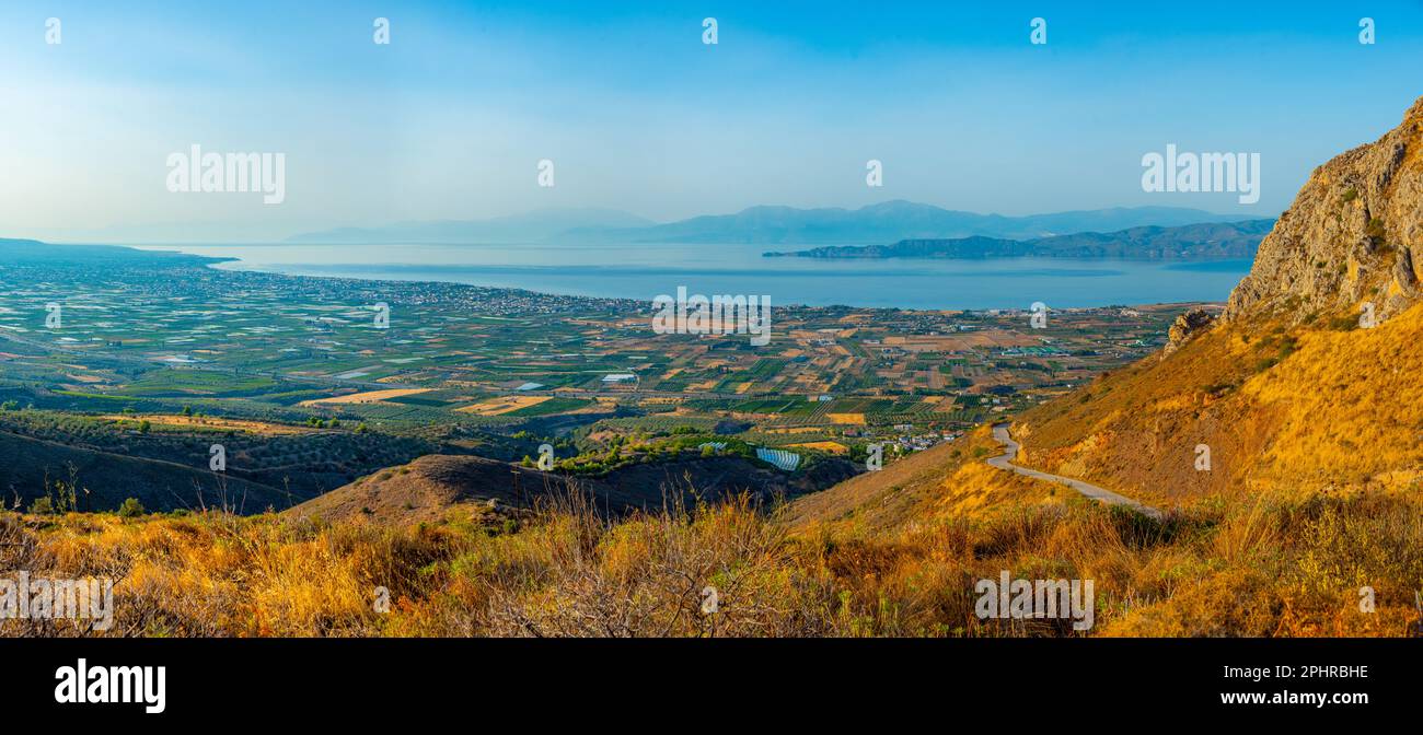 Ancient corinth aerial hi-res stock photography and images - Alamy