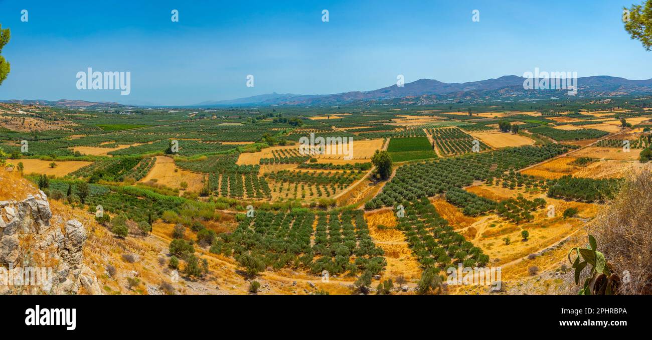 Rural landscape of Greek island Crete Stock Photo - Alamy