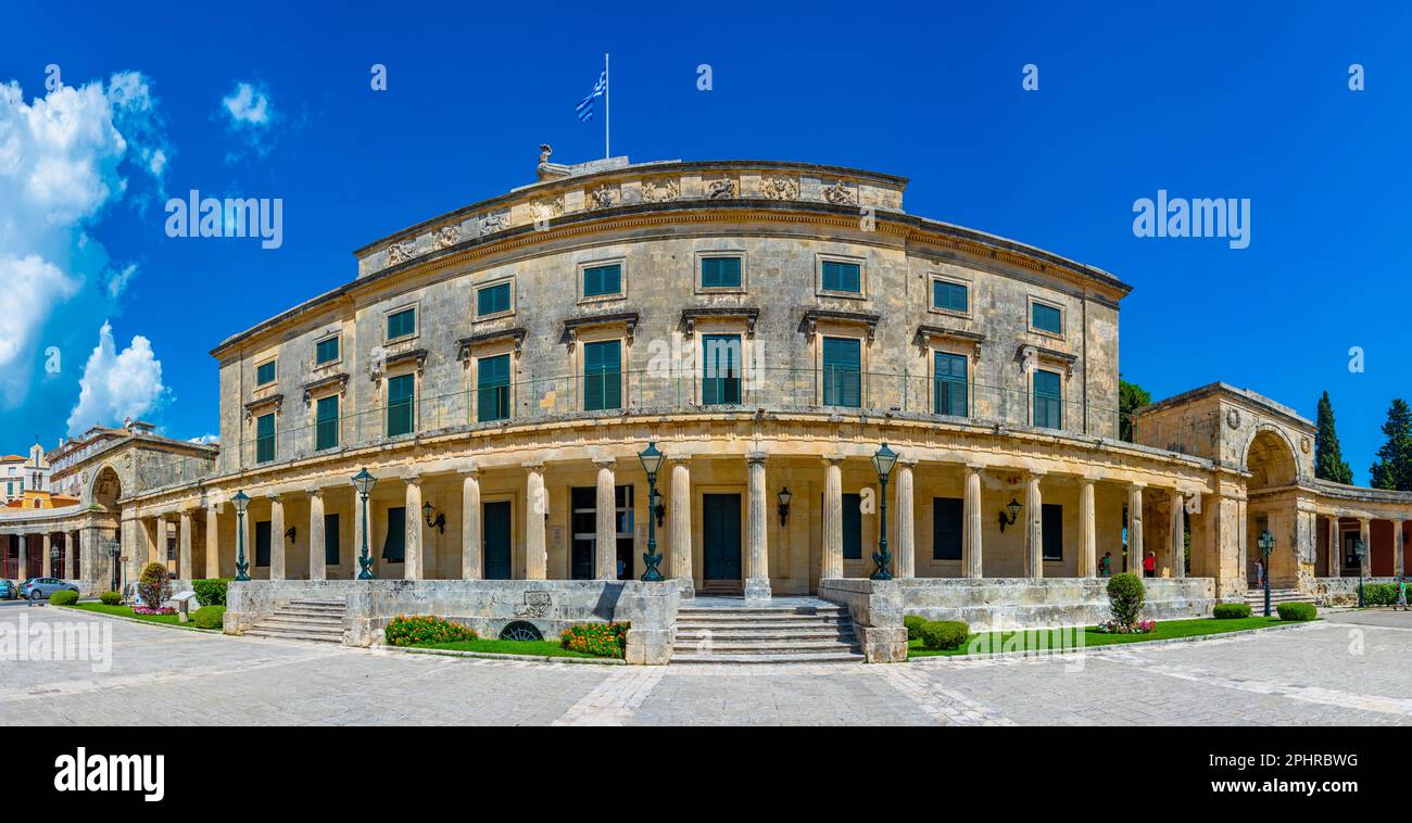 Corfu Museum of Asian Art in Greece Stock Photo - Alamy