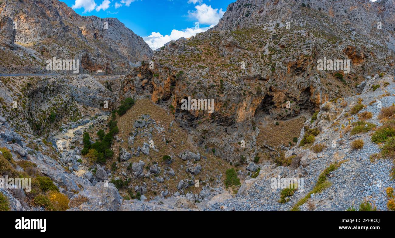 Kourtaliotiko Gorge at Greek island Crete Stock Photo - Alamy