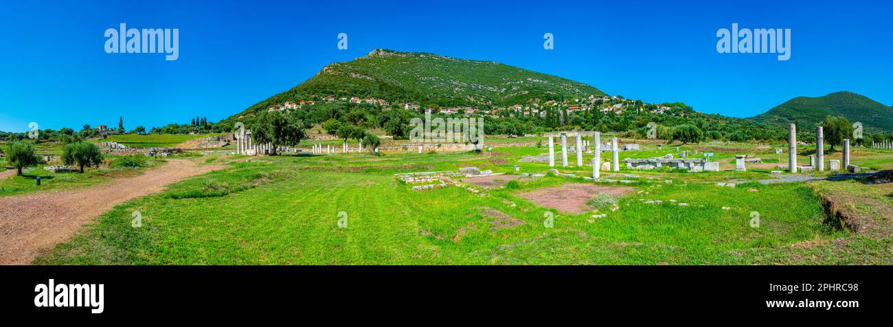 Archaeological Site of Ancient Messini in Greece Stock Photo - Alamy