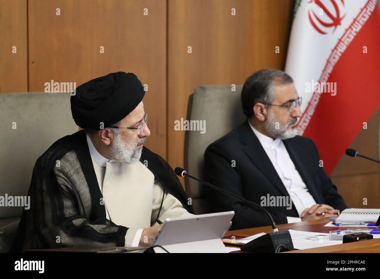 Tehran, Tehran, Iran. 29th Mar, 2023. Iranian president EBRAHIM RAISI ...