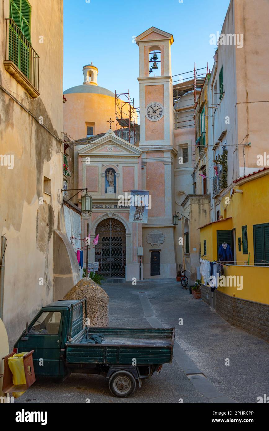 Santuario S. Maria delle Grazie Incoronata church at Italian island ...