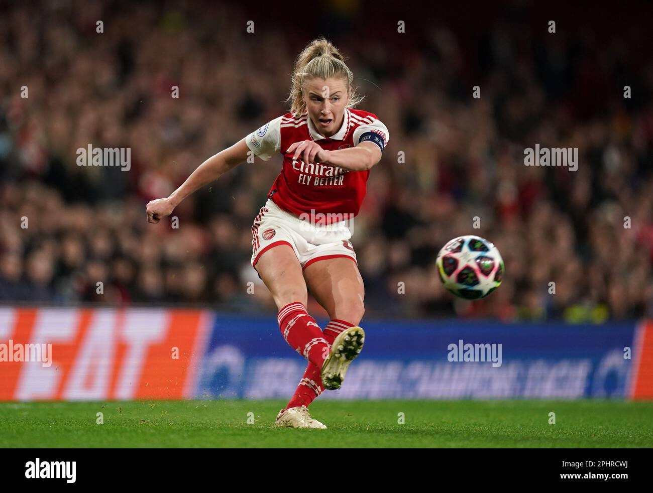 Arsenal's Leah Williamson during the UEFA Women's Champions League ...