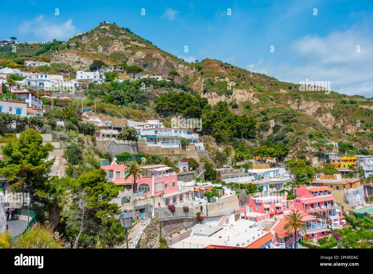 View of Sant'Angelo town at Ischia island, Italy Stock Photo - Alamy