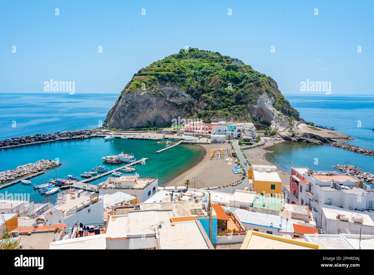 View of Sant'Angelo town at Ischia island, Italy Stock Photo - Alamy