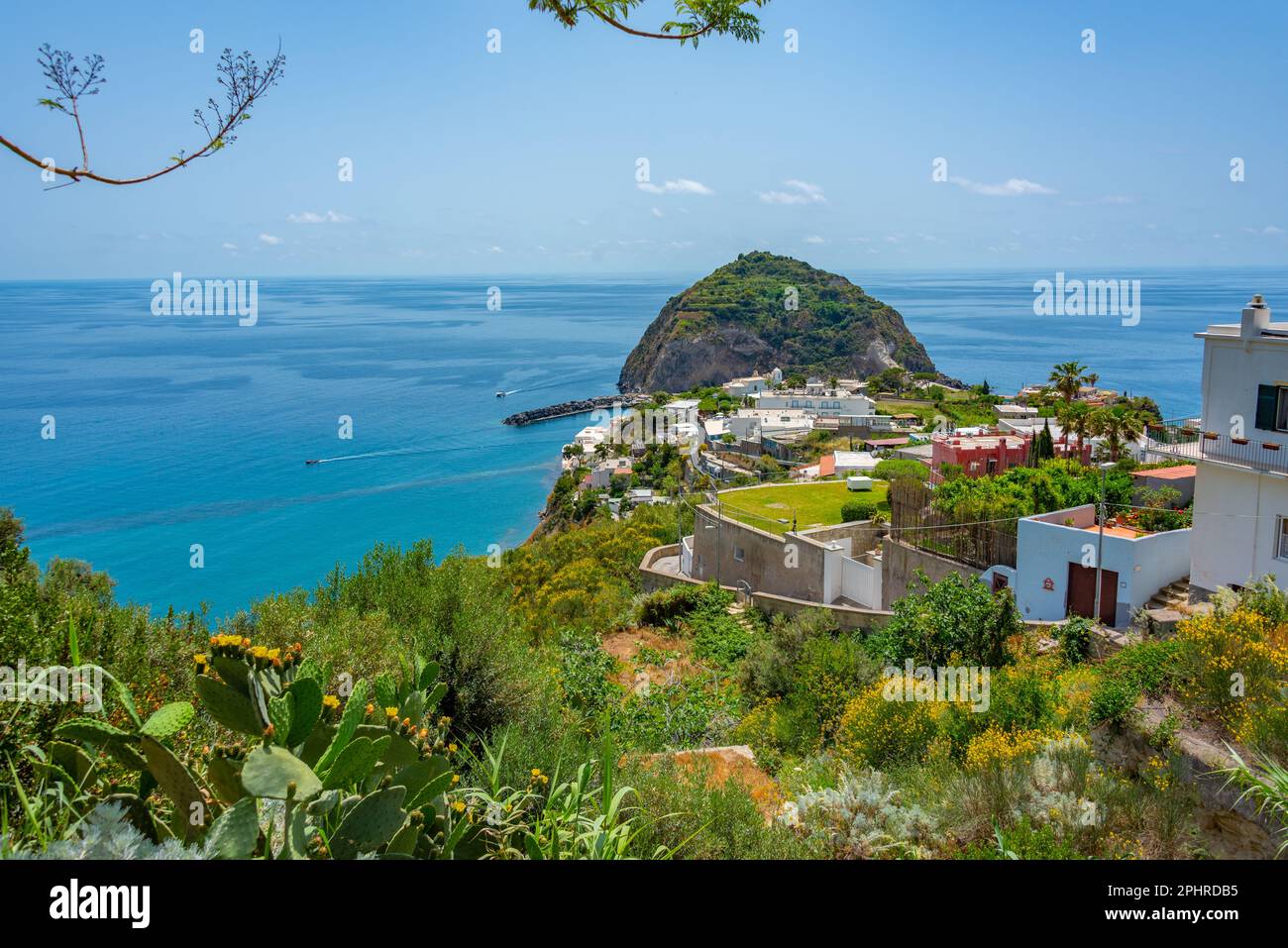 View of Sant'Angelo town at Ischia island, Italy Stock Photo - Alamy