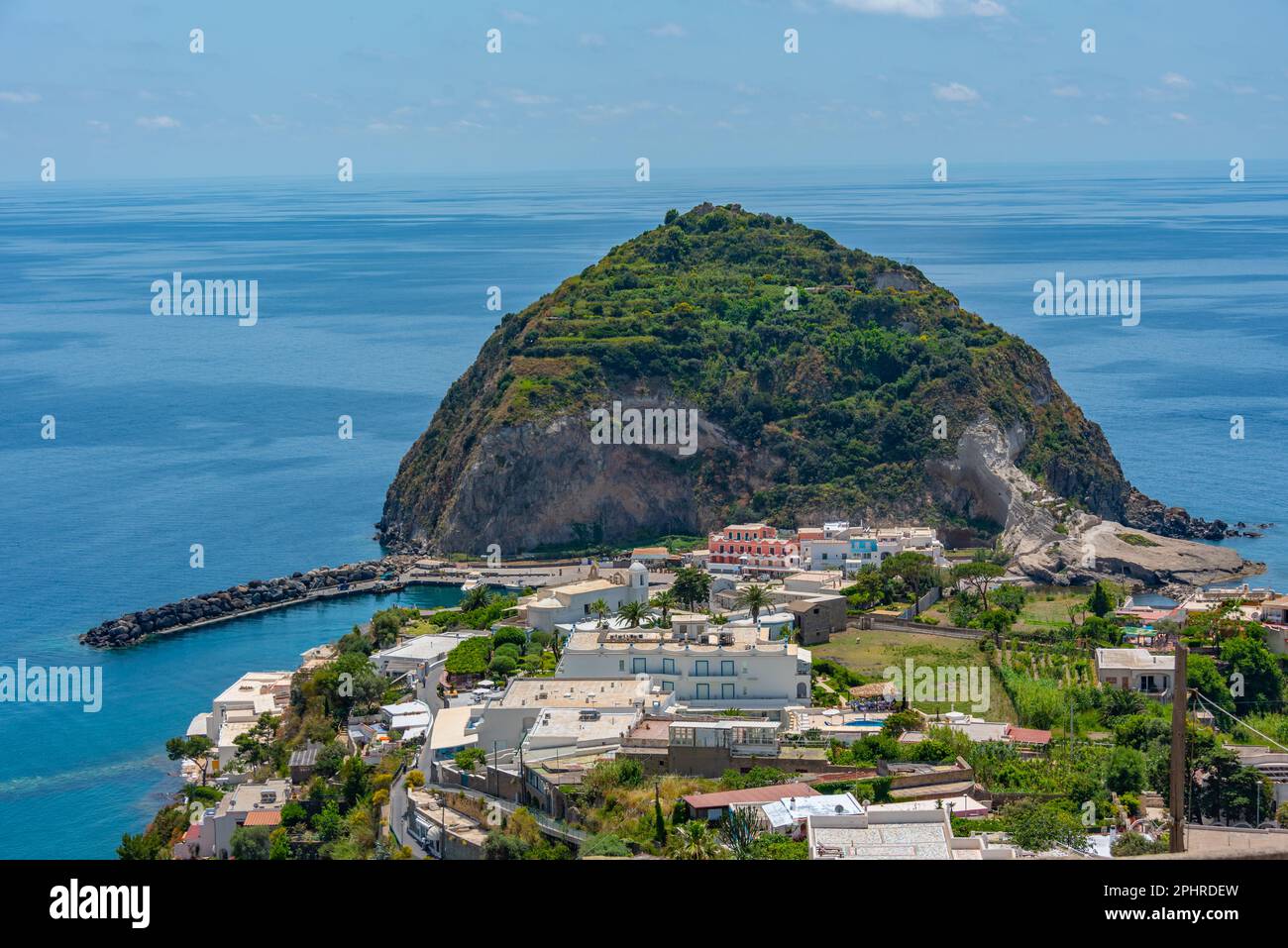 View of Sant'Angelo town at Ischia island, Italy Stock Photo - Alamy