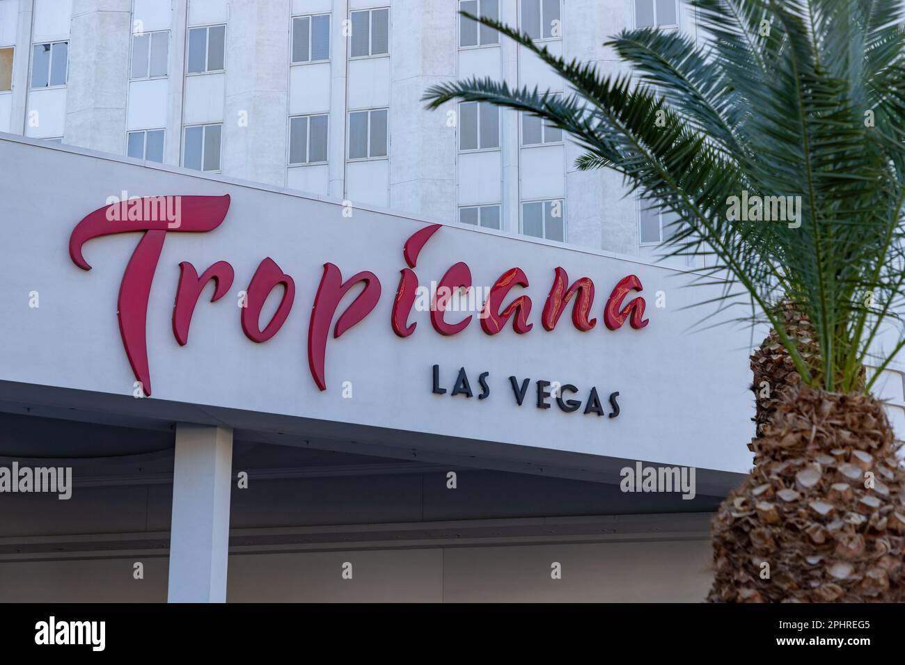 A picture of the sign at the Tropicana Las Vegas - a DoubleTree by ...