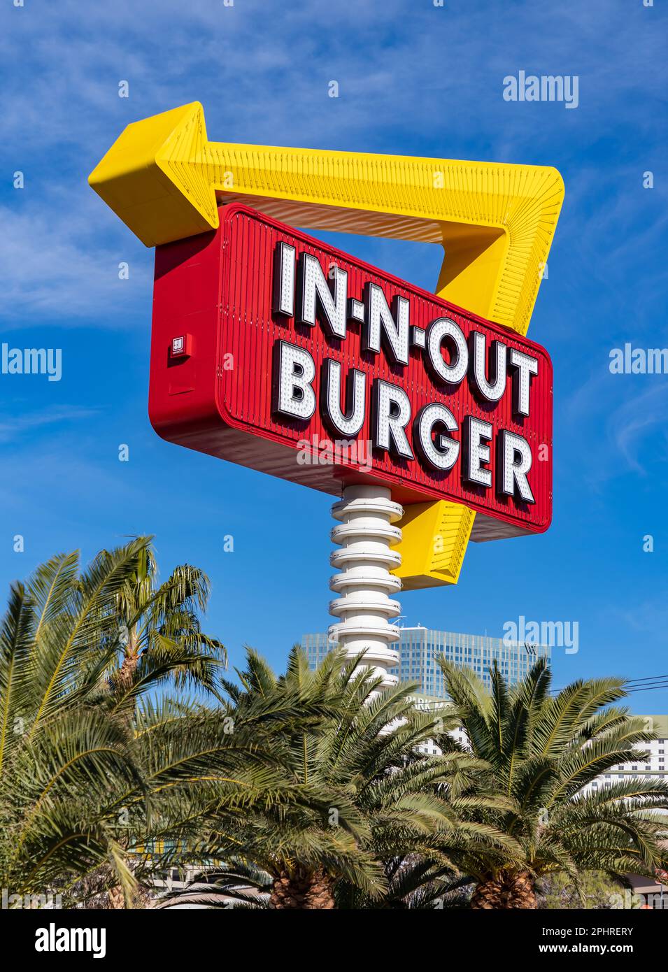 A picture of the In-N-Out Burger sign Stock Photo - Alamy