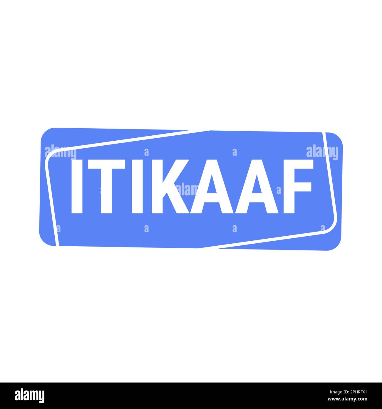 Itikaaf Blue Vector Callout Banner with Information on Donations and ...