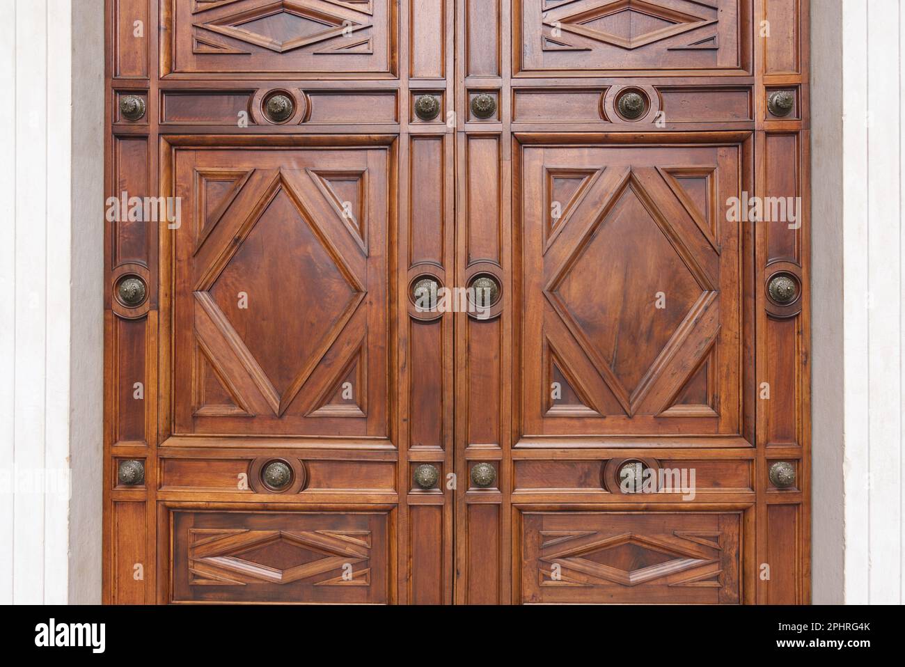 Beautiful vintage style wooden door Stock Photo - Alamy