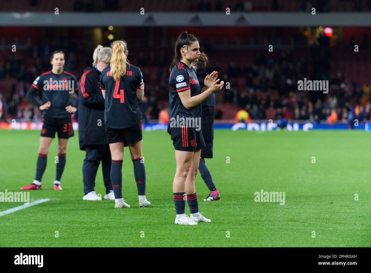 Jovana Damnjanovic (9 FC Bayern Munich) after the UEFA Womens Champions ...