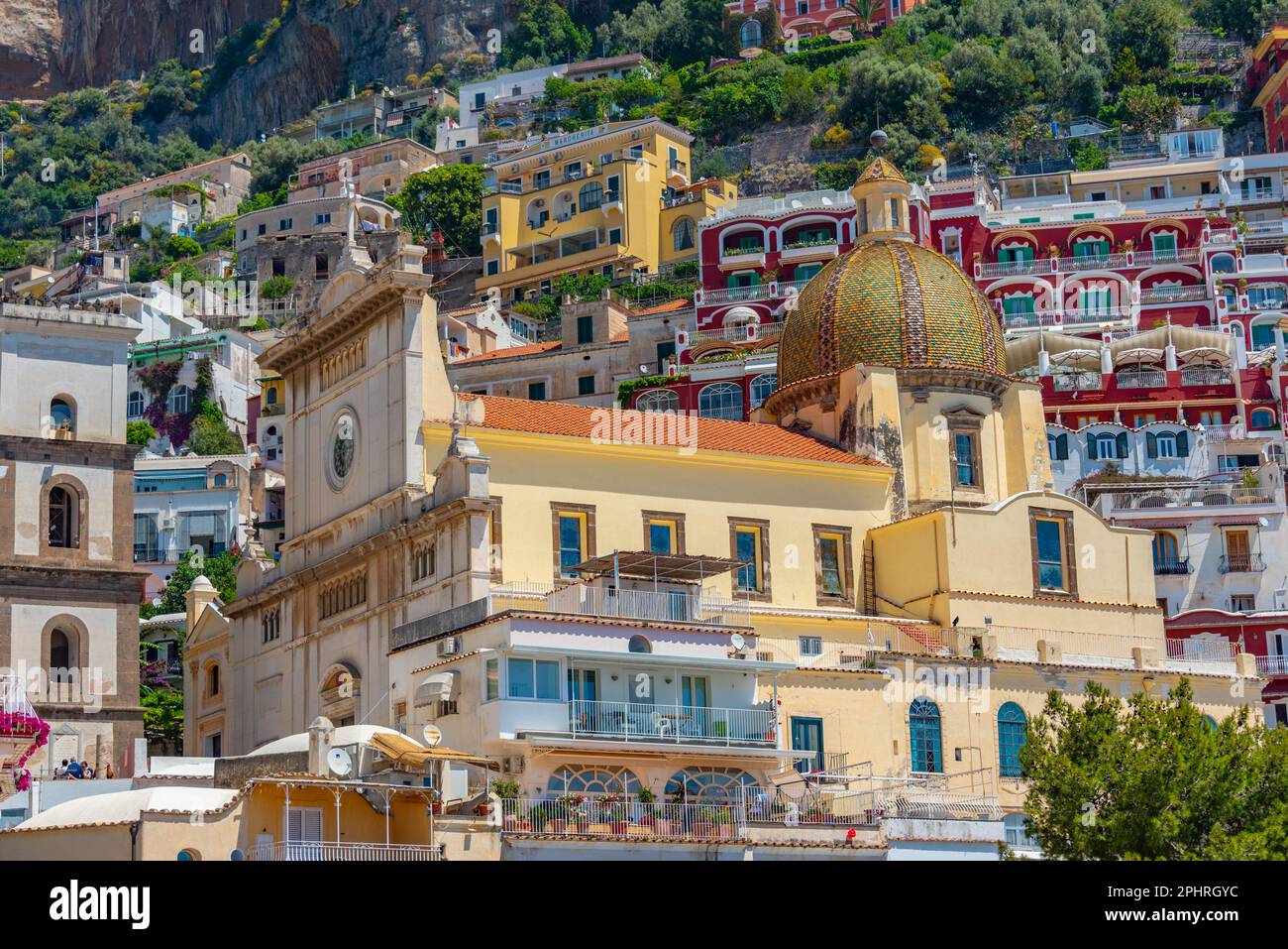Chiesa di Santa Maria Assunta church in Positano, Italy Stock Photo - Alamy