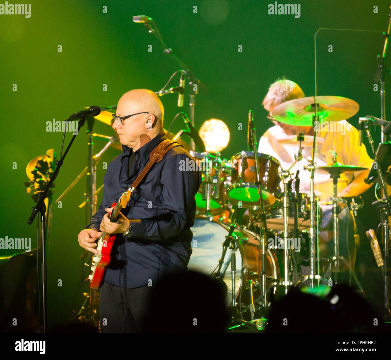 Performance of Mark Knopfler at Palau Sant Jordi Stock Photo - Alamy