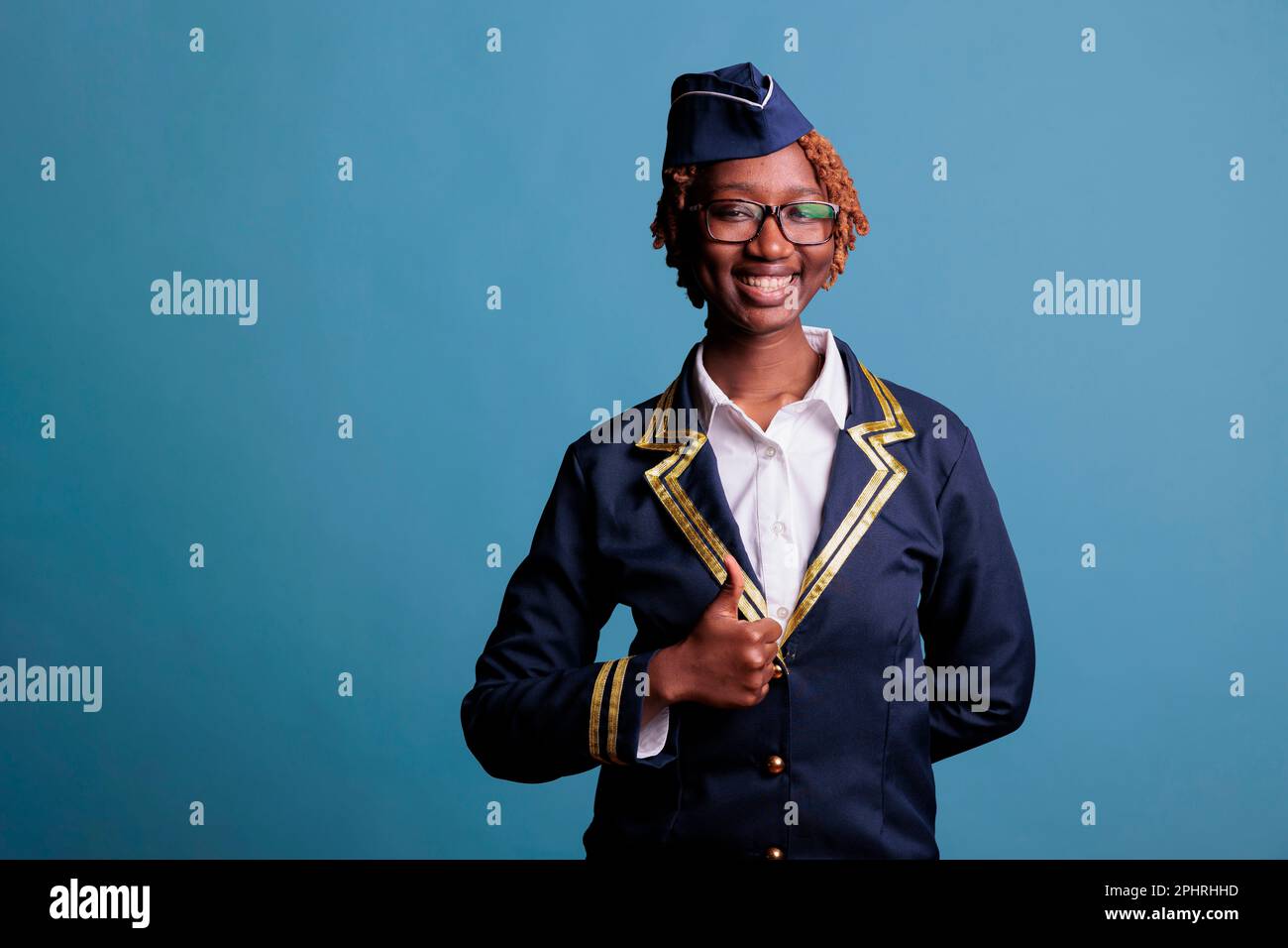 African American woman giving ok sign in front of camera, expressing ...