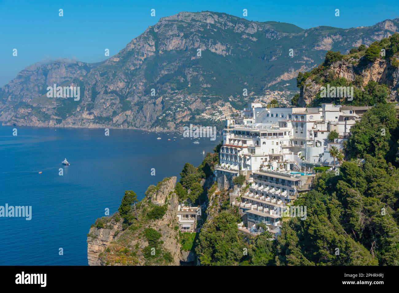 Luxury hotel at Costiera Amalfitana coast in Italy Stock Photo - Alamy