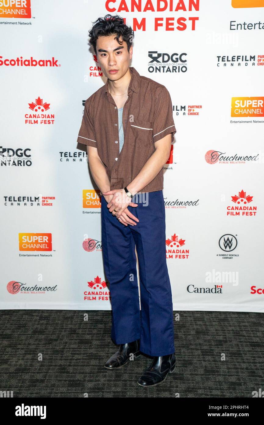 Toronto, Canada. 28th Mar, 2023. Liam Ma attends the “Streams Flow From ...