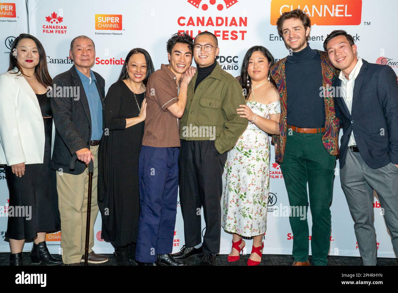 Toronto, Canada. 28th Mar, 2023. Danielle Ayow, Simon Sinn, Jane Luk ...