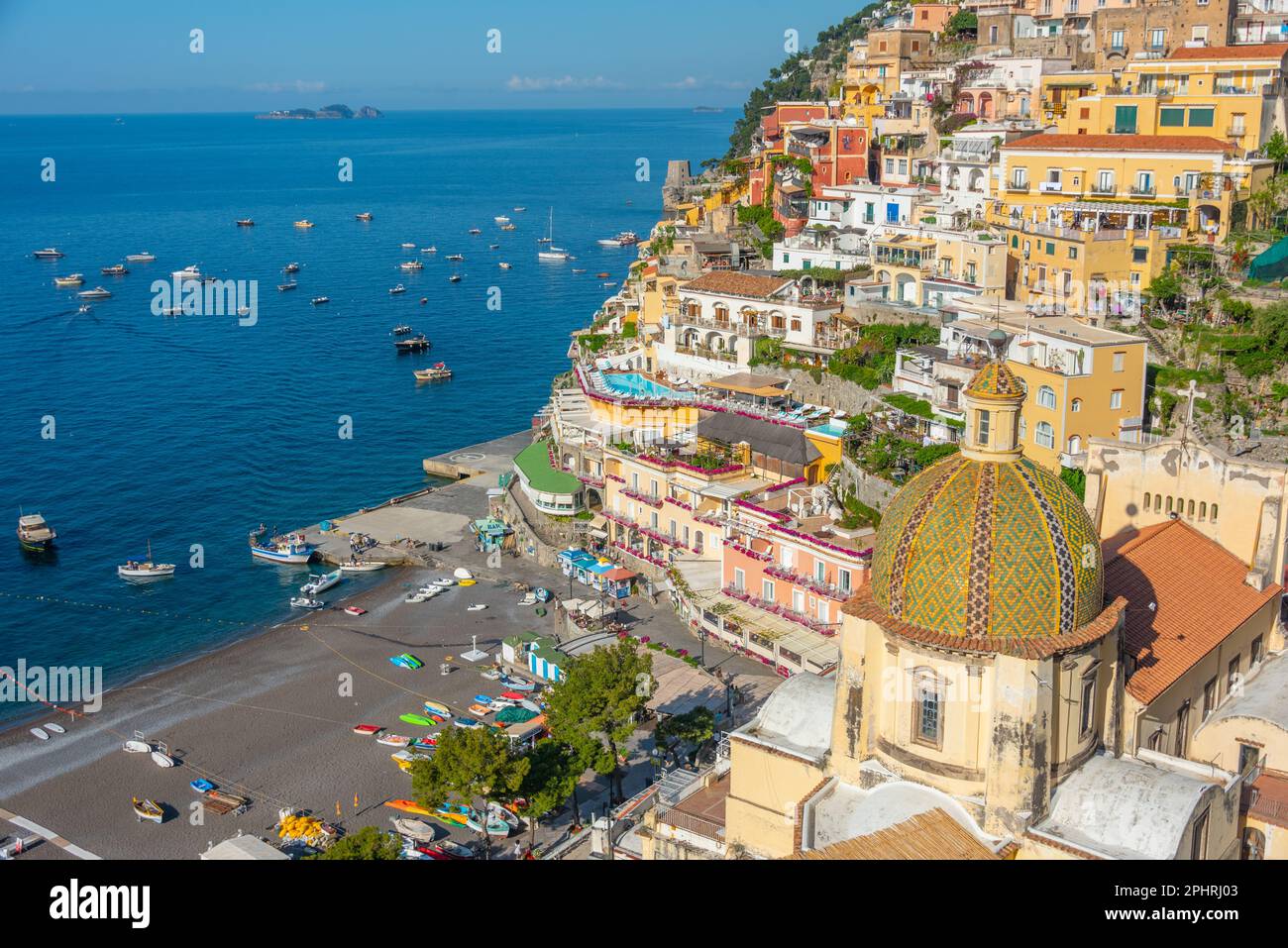 Chiesa di Santa Maria Assunta church in Positano, Italy Stock Photo - Alamy