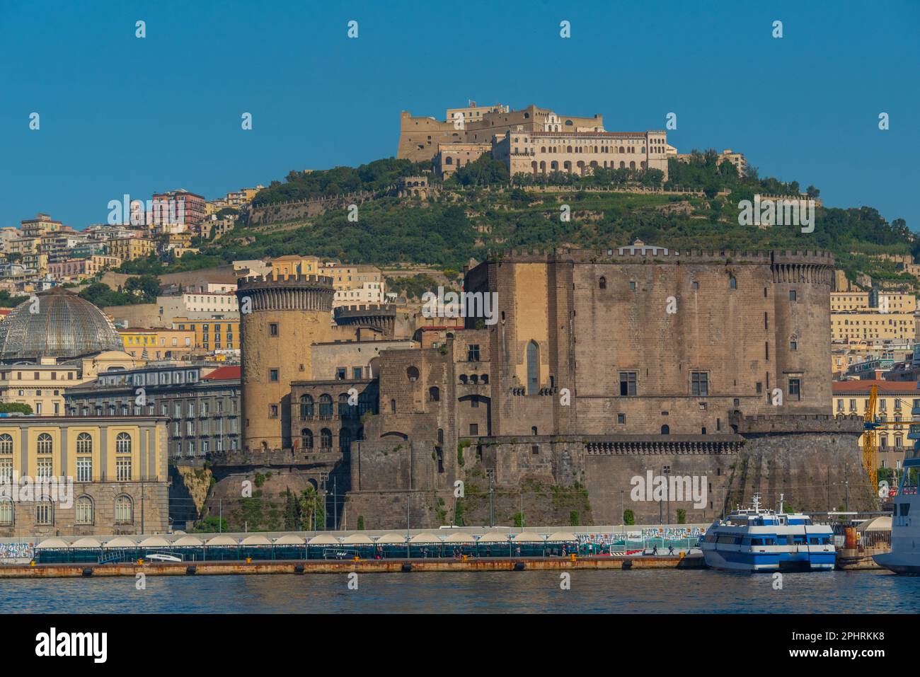 Naples italy city hill fort hi-res stock photography and images - Alamy