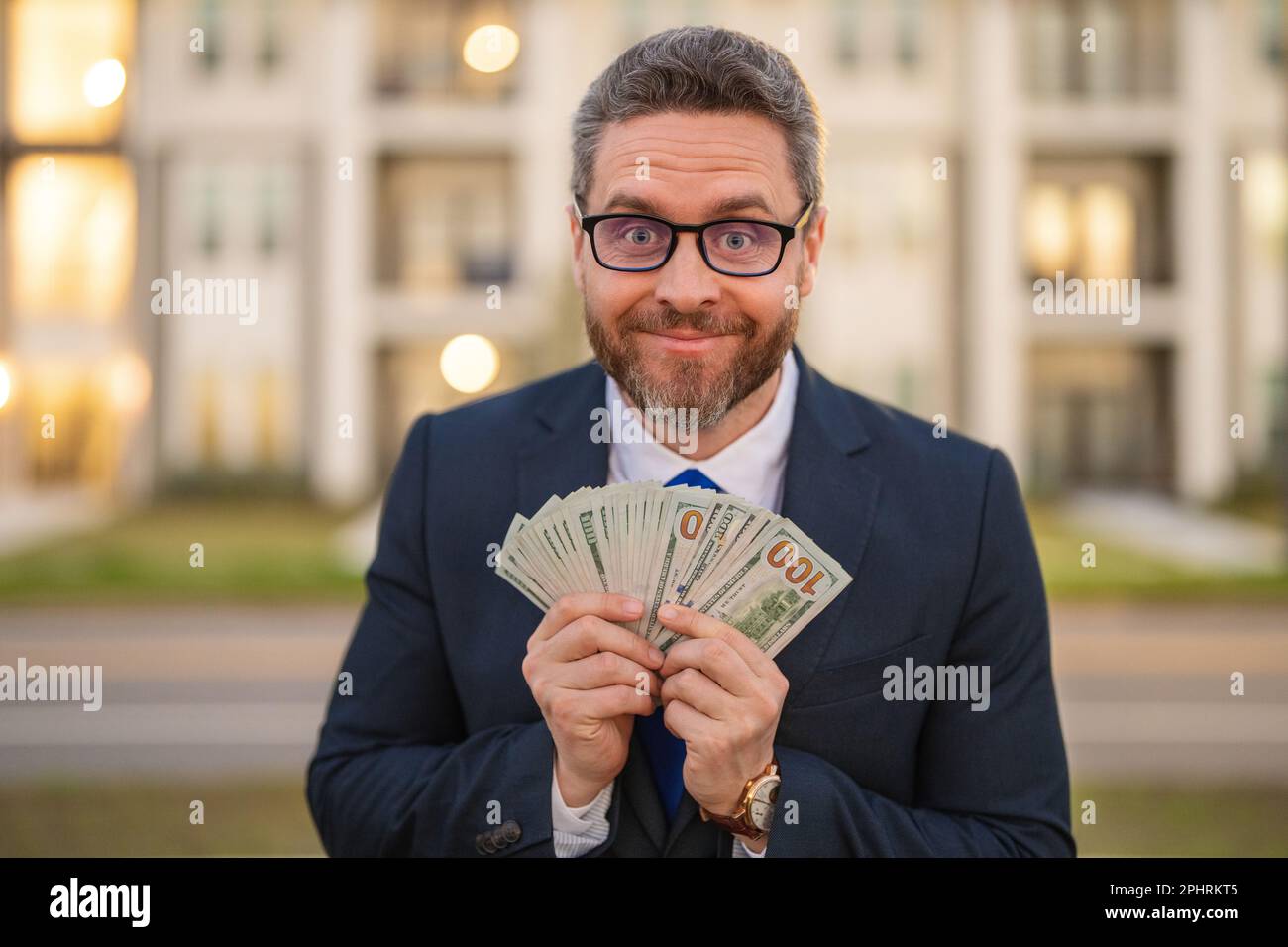 Successful Businessman Money