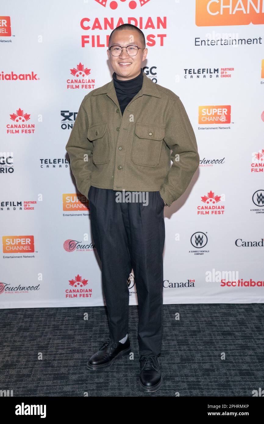 Toronto, Canada. 28th Mar, 2023. Christopher Yip attends the “Streams Flow From A River ...